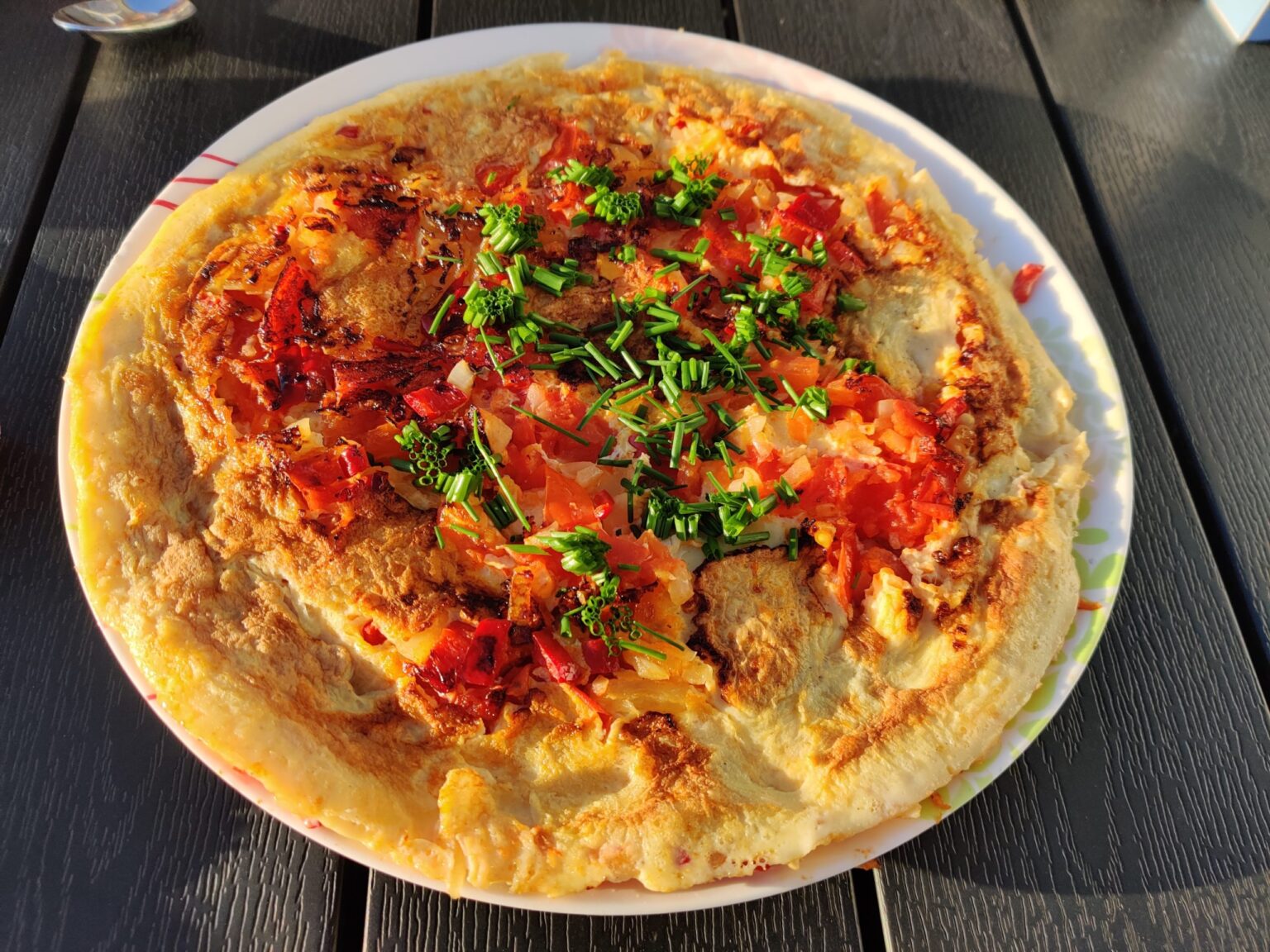 Huevos con Tomate y Cebolla verdeo – Hvideboller